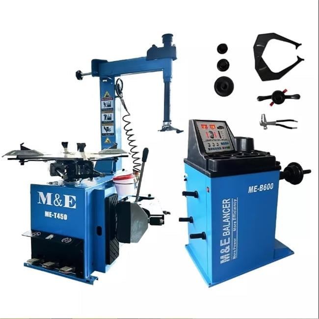 M&E MM45622 Tire Changer Tire Machine Wheel Changers Machine Combo ...