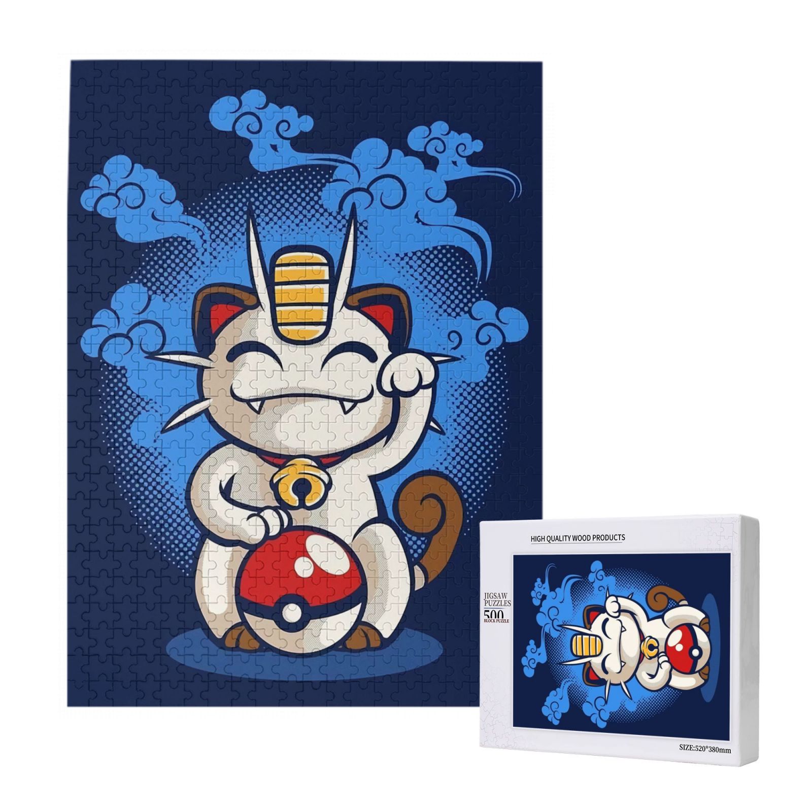 M-Eowth Anime Puzzles Boys Girls Teens 300/500/1000 Piece Wooden ...