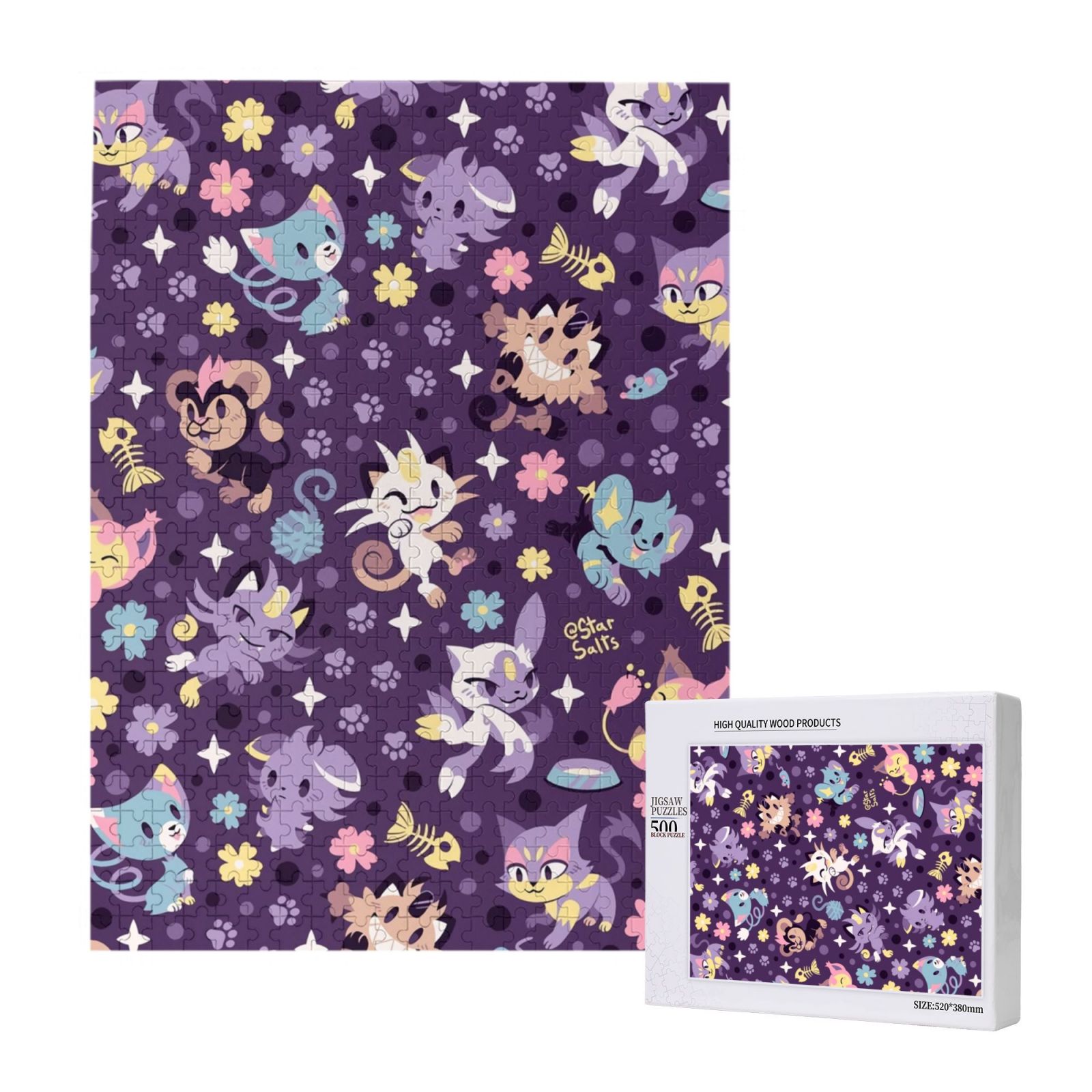 M-Eowth Anime Puzzles Boys Girls Teens 300/500/1000 Piece Wooden ...