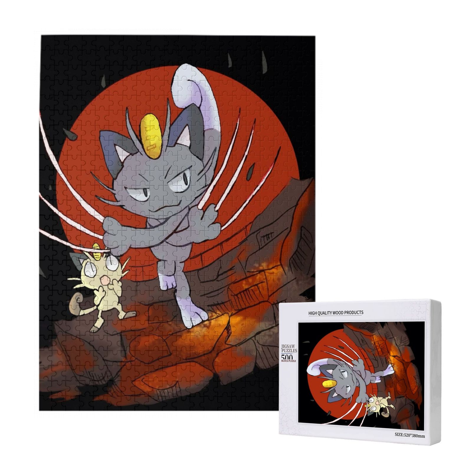 M-Eowth Anime Puzzles Boys Girls Teens 300/500/1000 Piece Wooden ...