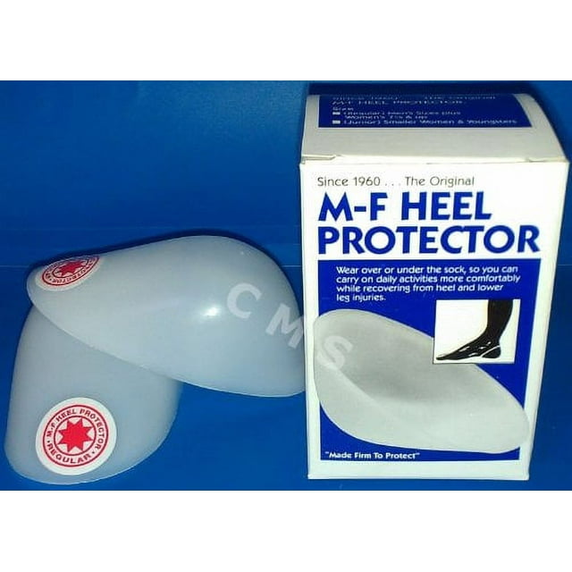 M-F Athletic Heel Protector Cups, Plastic, Heat Moldable, Regular Size ...