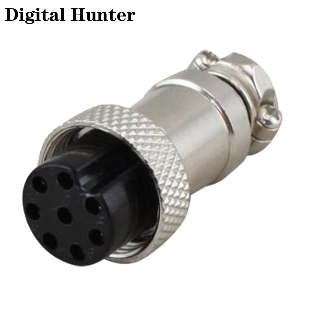 M/F Type Chassis Sockets Connects Microphone Mic Plug GX16 Connectors ...