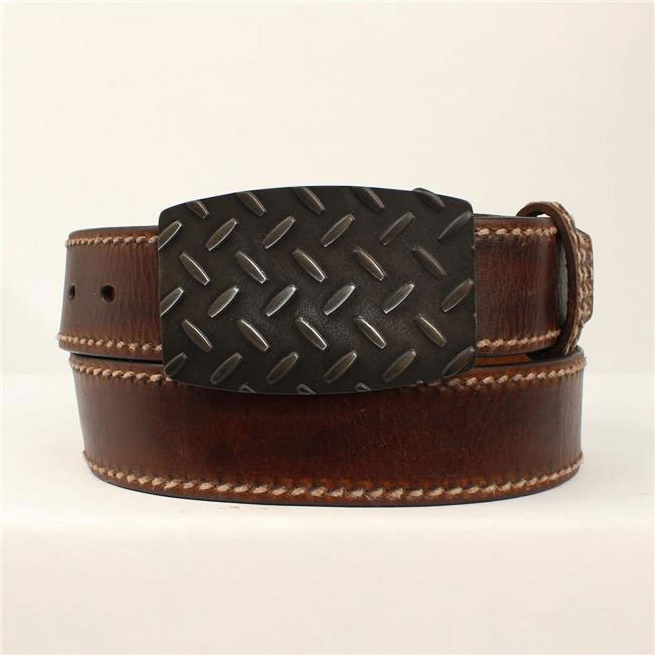 M&F Western A1034402-44 1.5 in. Men Ariat Basic Stitch Edge Diamond ...