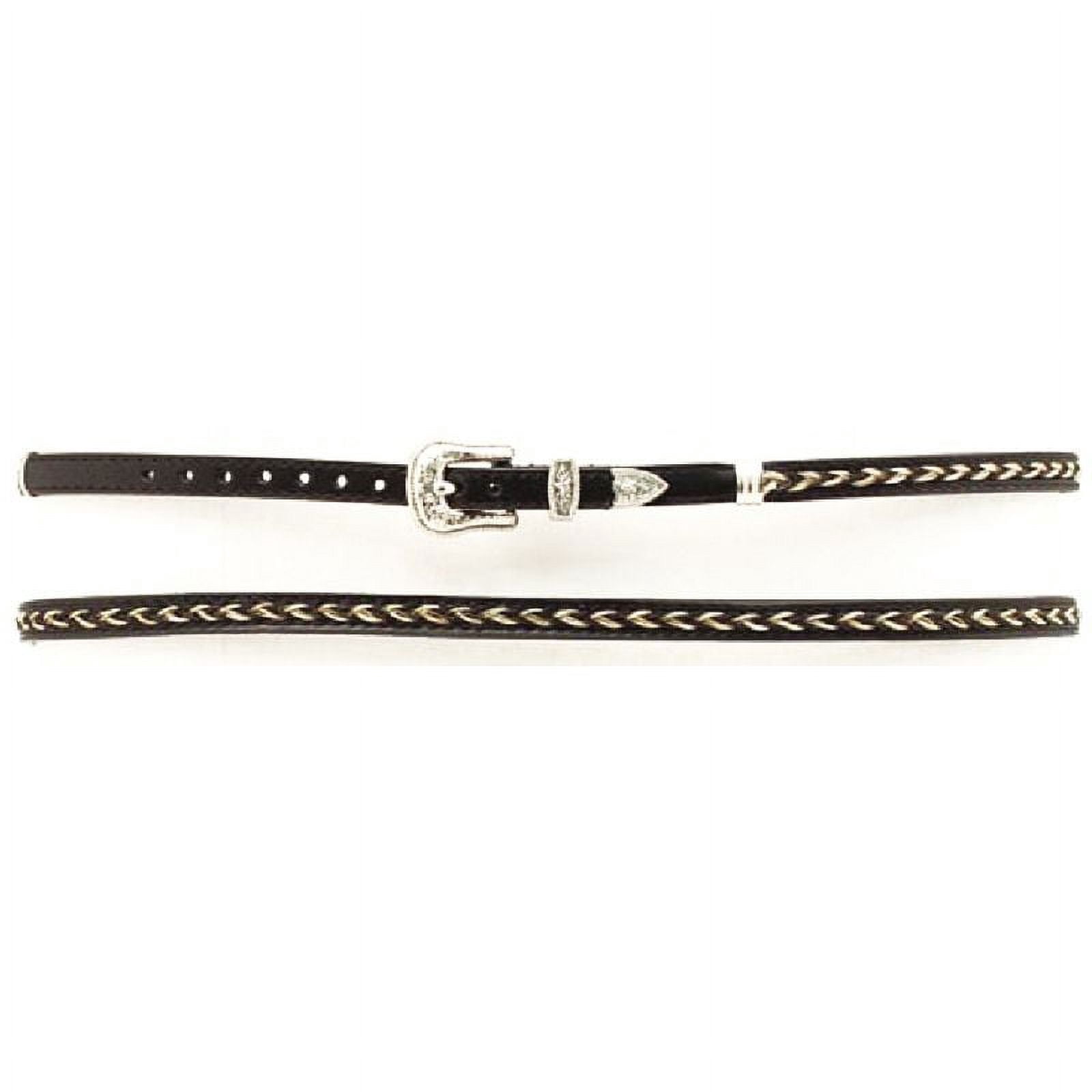MF® Unisex Western Leather Black Hatband 0274801 - Walmart.com