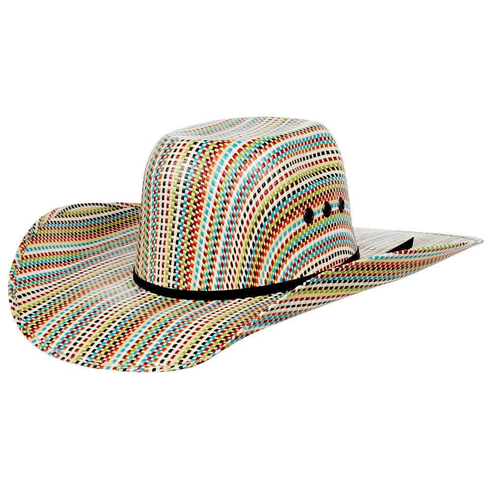 M & F Western Products Boys MF Kids Colored Straw Hat XL Multi ...