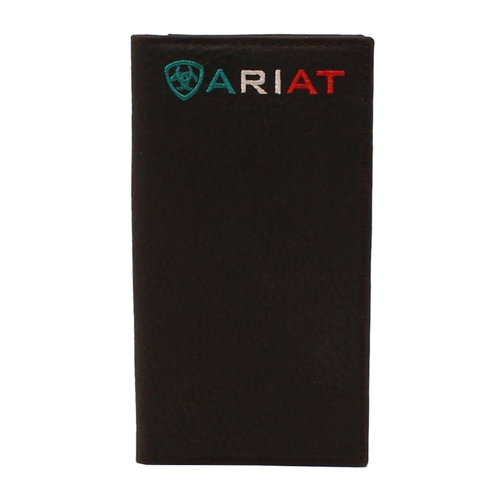 Ariat Men's Western Mexico Logo Rowdy Brown Bifold Wallet A35506282 ...
