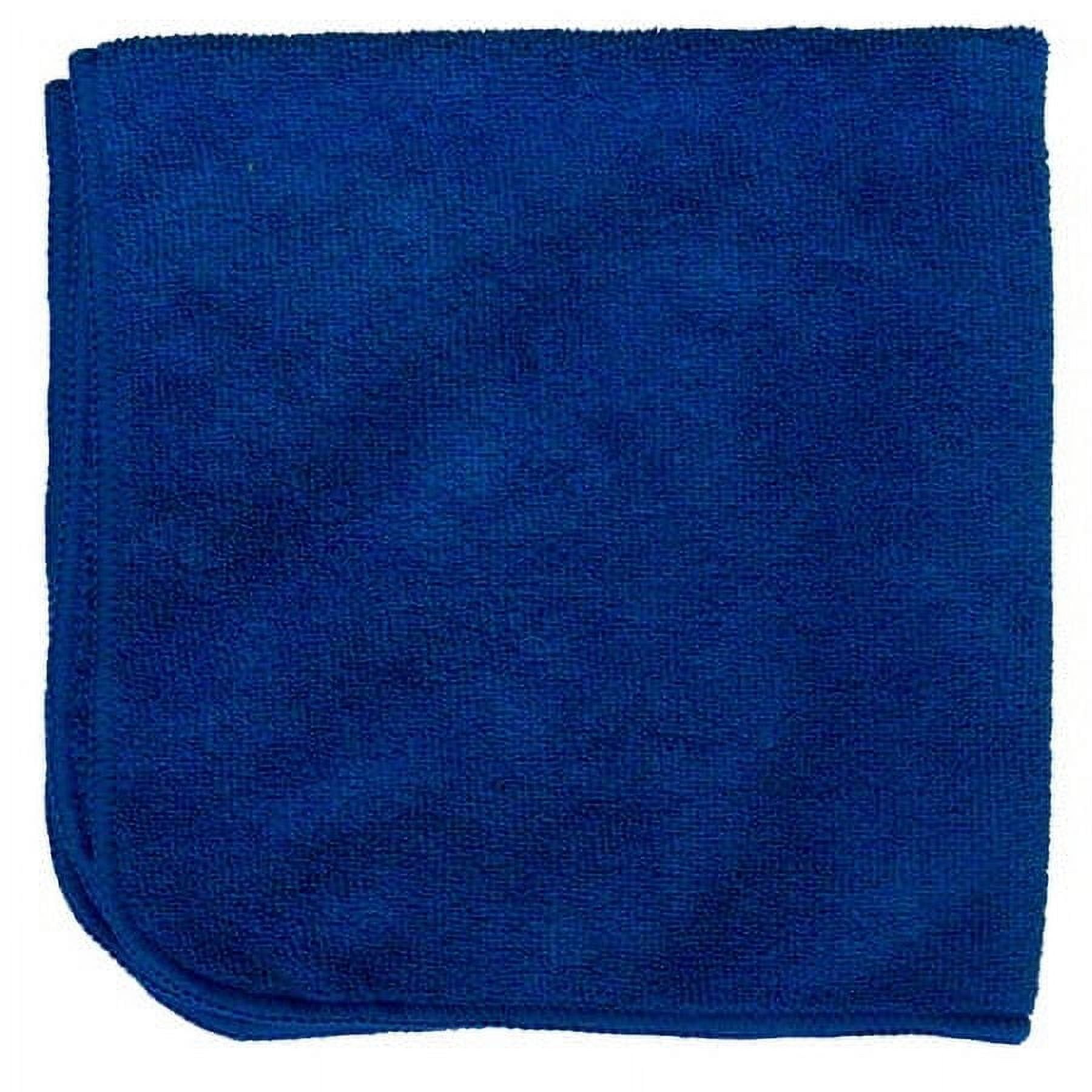 M-Fiber EZ Clean Microfiber Color Coded Cloth - Blue 12 Per pack 16"X16 ...
