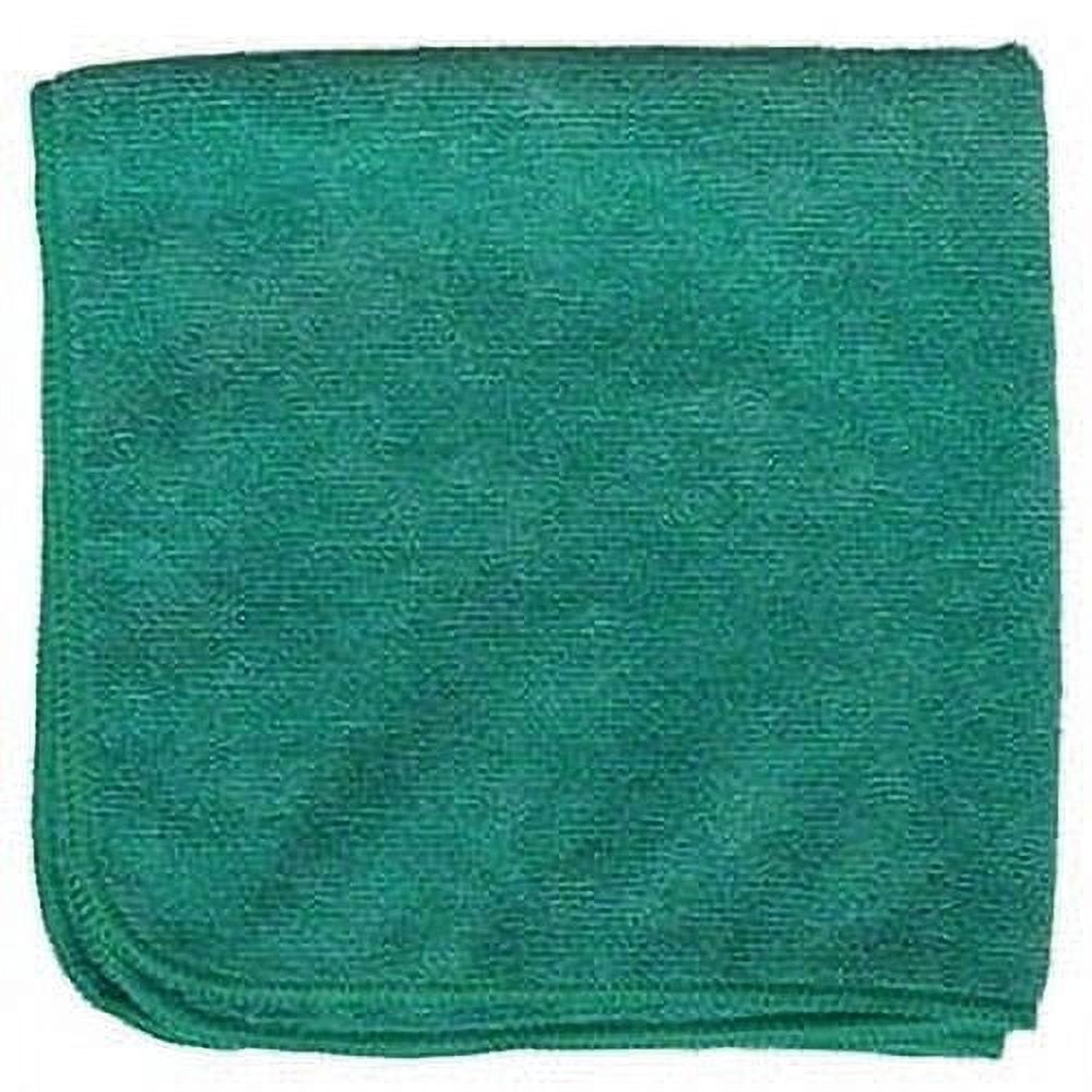 M-Fiber EZ Clean Microfiber Color Coded Cloth - Green 12 Per pack 16 ...