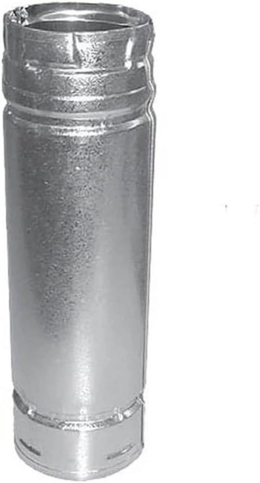M&G DuraVent Duravent 3PVP-36 36 Straight Length Pipe - Galvalume, 3 ...