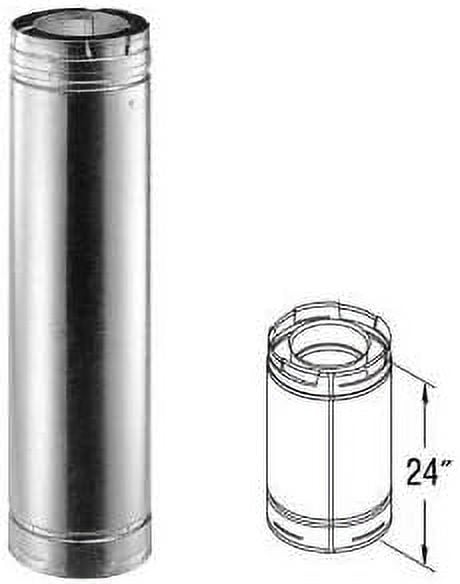 M&G DuraVent Duravent DirectVent Pro Direct Vent Pipe, Galvanized ...