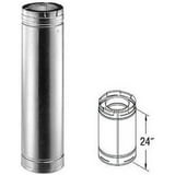 M&G DuraVent Duravent DirectVent Pro Direct Vent Pipe, Galvanized ...