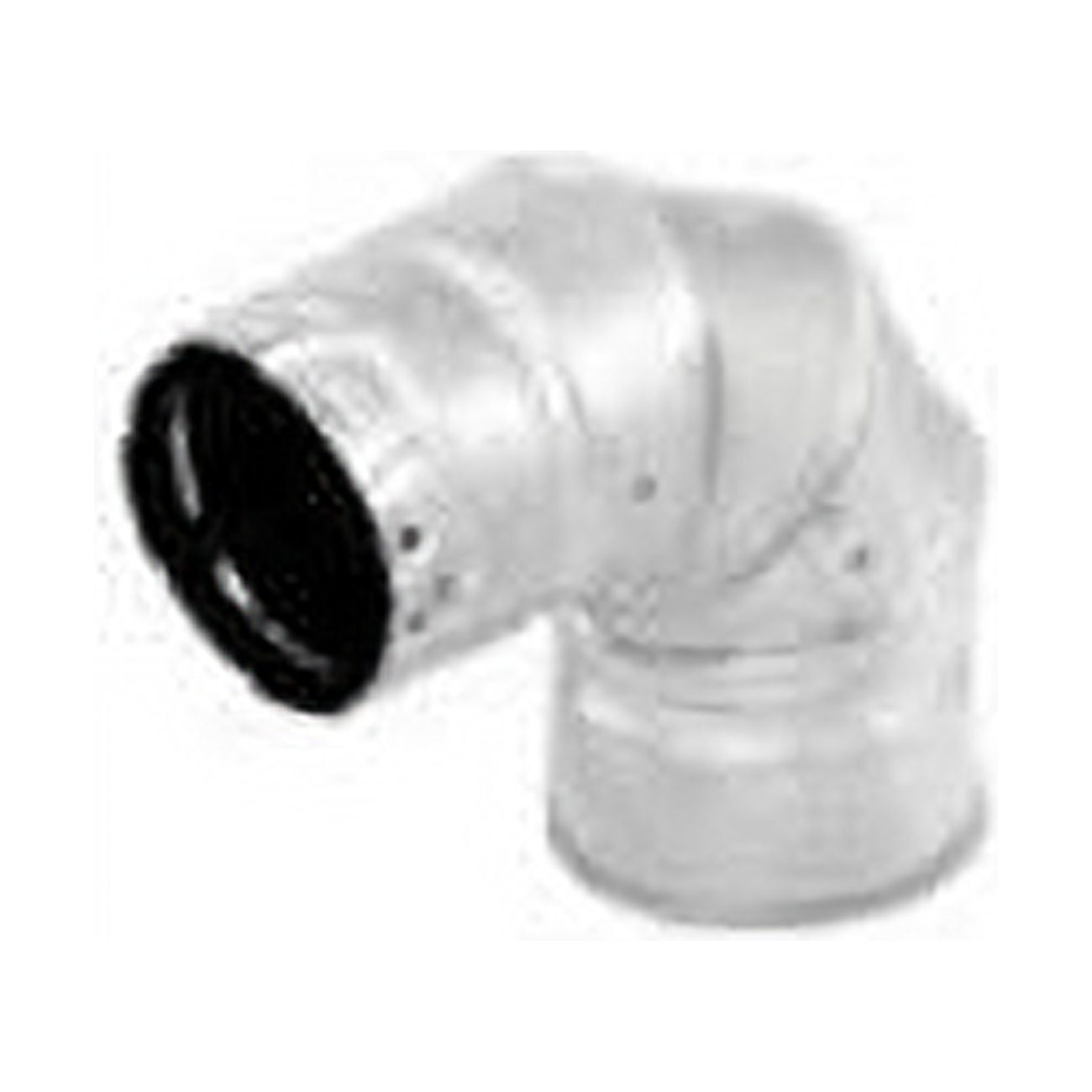 M & G Duravent 3PVP-E90 3 Inch Pellet Vent Pro 90 Deg Stainless Elbow ...