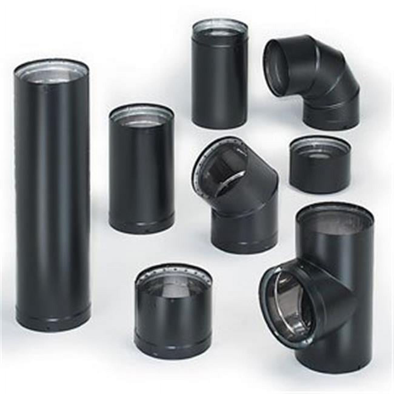 M & G Duravent 8DVL-06 8 Inch x 6 Inch Dura-Vent DVL Double-Wall Black ...
