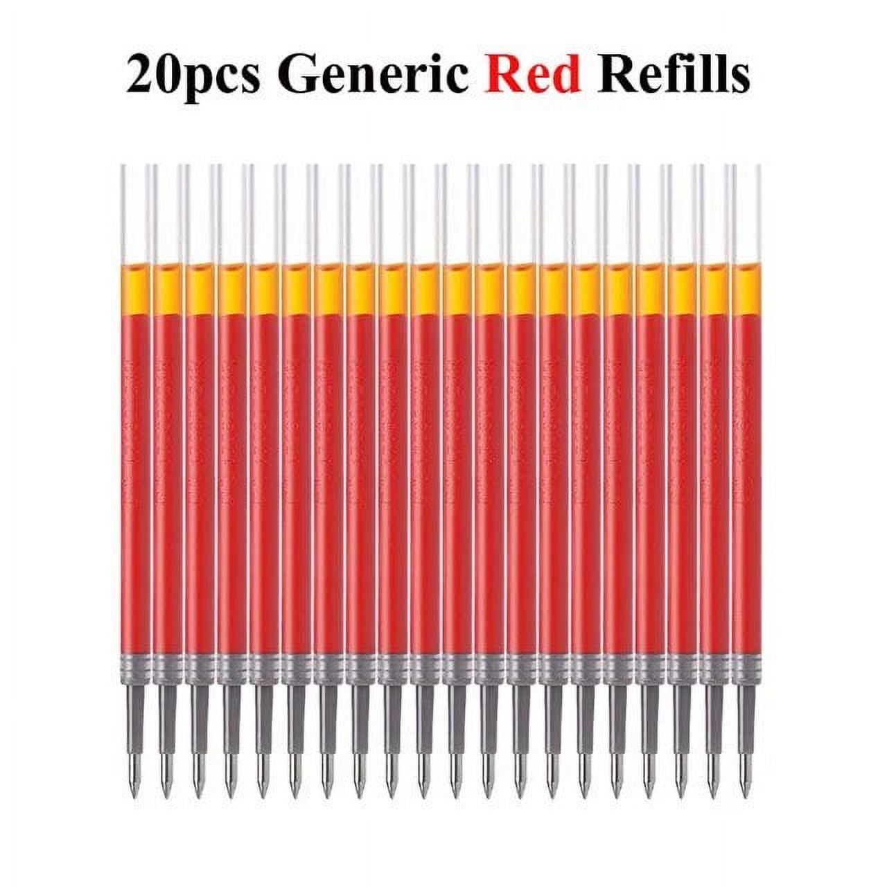 M&G Stainless Steel Metal Retractable Gel Pens, 0.5mm Fine Point Black ...