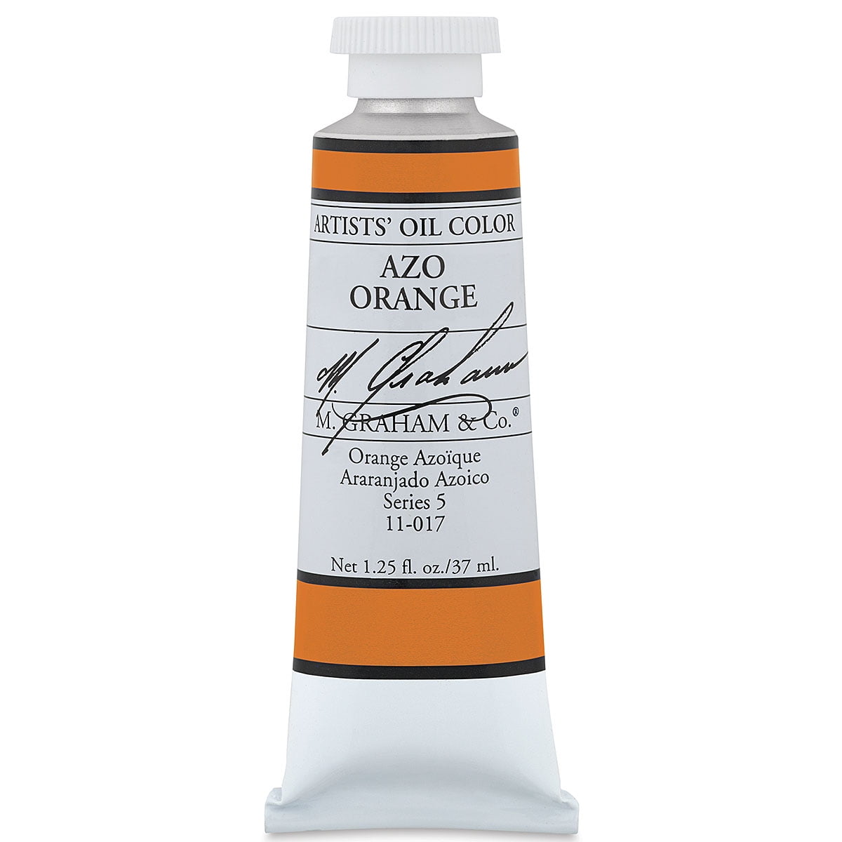 M GRAHAM AZO ORANGE 37ML OIL COLOR - Walmart.com