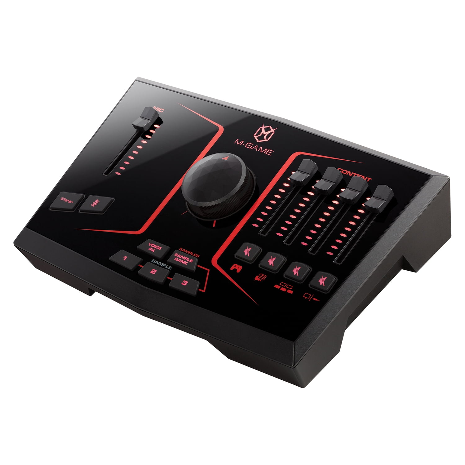 M-Game Solo - USB Streaming Mixer/Interface with LED Lighting, Voice ...