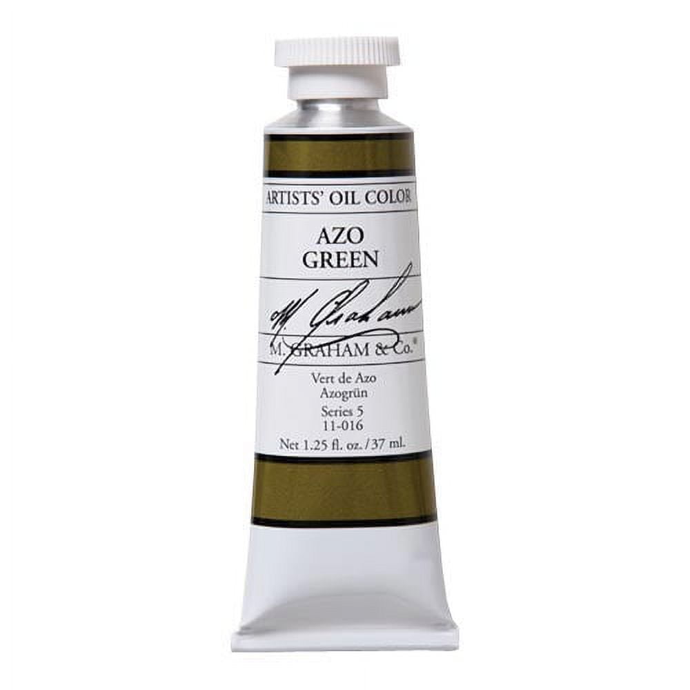M. Graham 11-016 Oil Colors 37Ml - Azo Green - Walmart.com