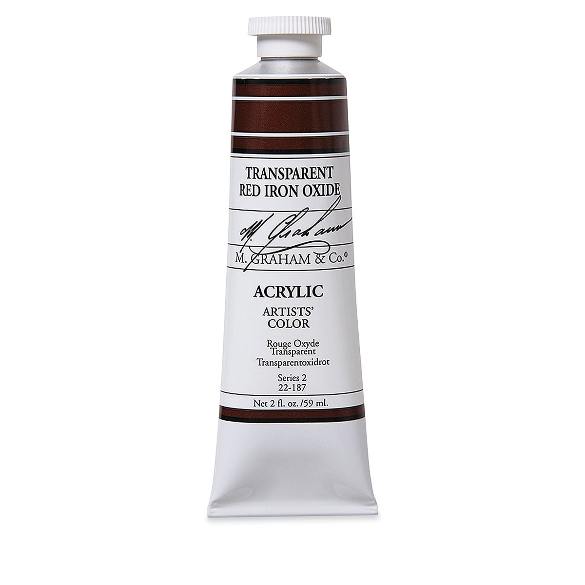 M. Graham Acrylic Color, 59 ML, Trans Red Iron Oxide (MG22187 ...