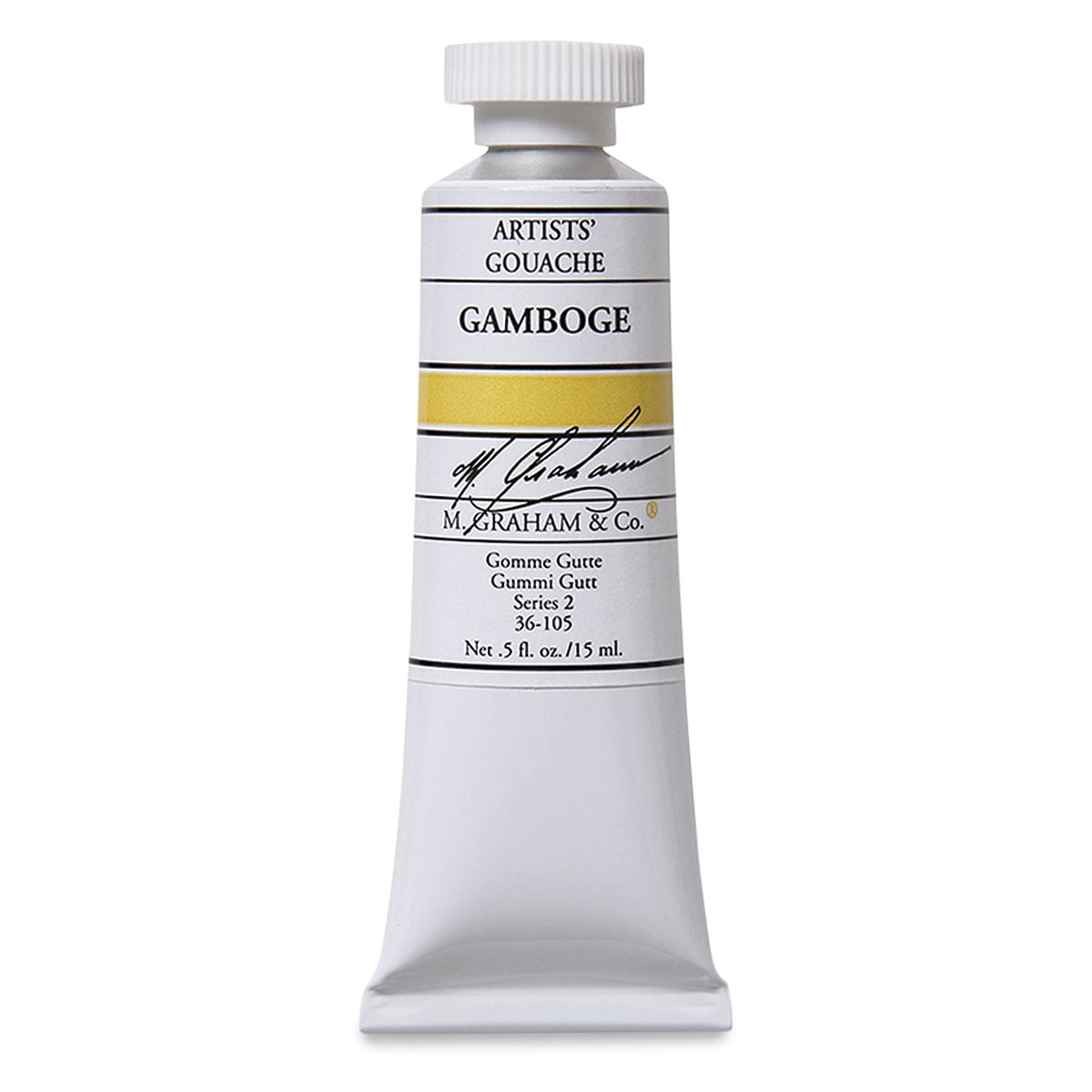 M. Graham Artists' Gouache - Gamboge, 15 ml tube - Walmart.com