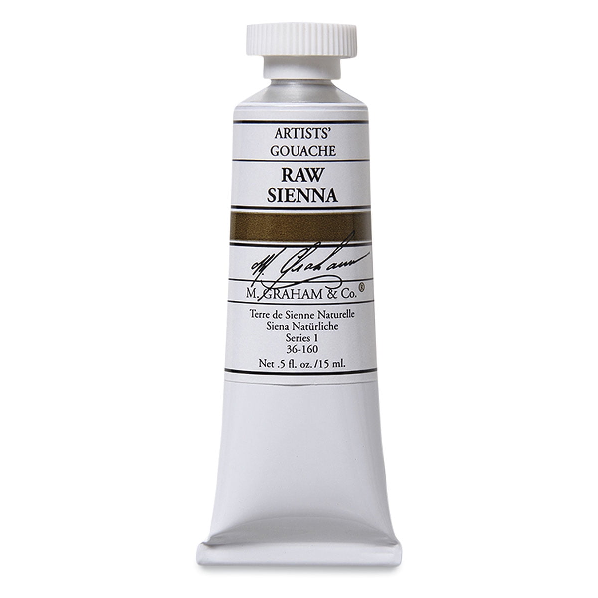 M. Graham Artists' Gouache - Raw Sienna, 15 ml tube - Walmart.com