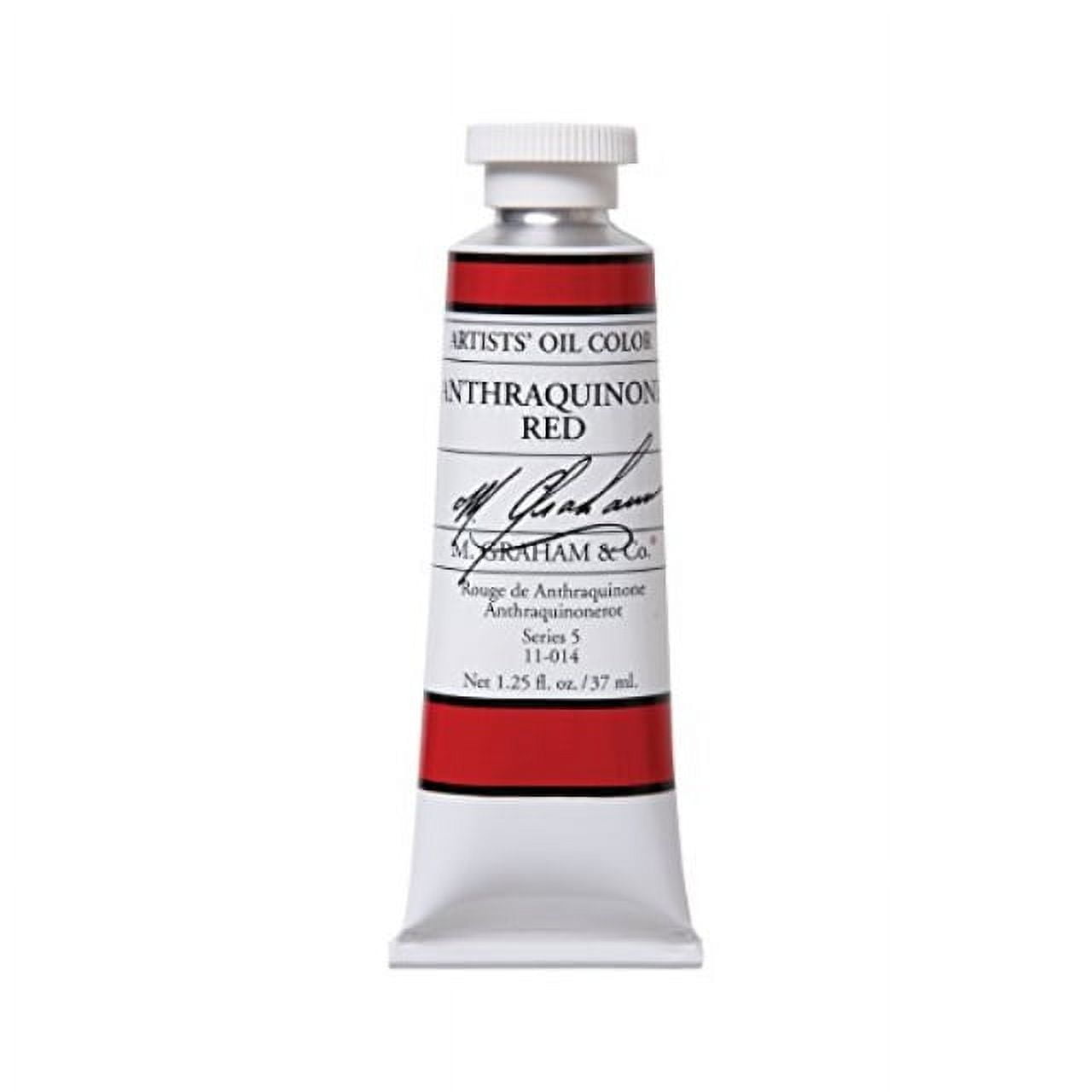 M. Graham Artists' Oil Color 1.25oz Anthraquinone Red - Walmart.com