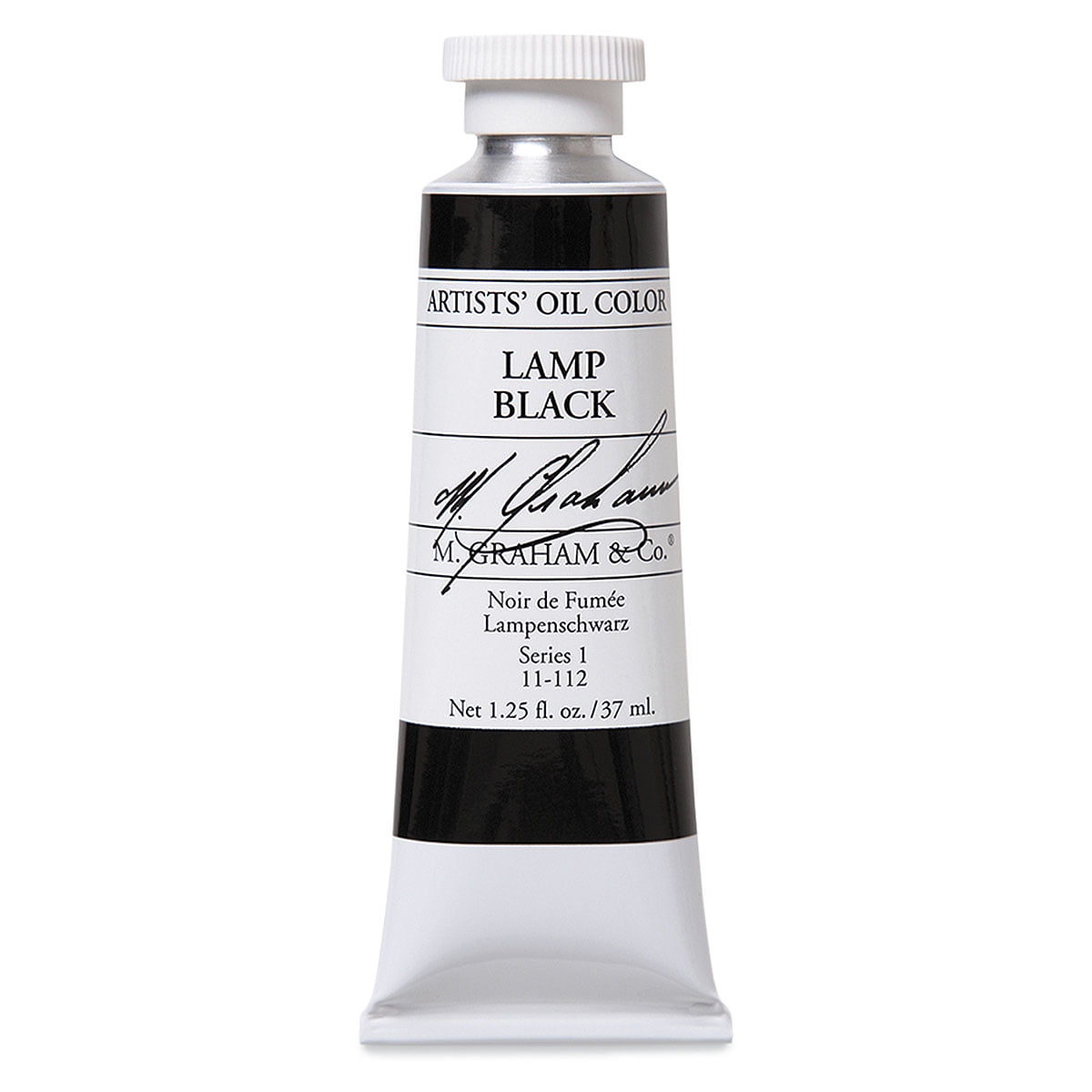 M. Graham Artists' Oil Color - Lamp Black, 37 ml tube - Walmart.com