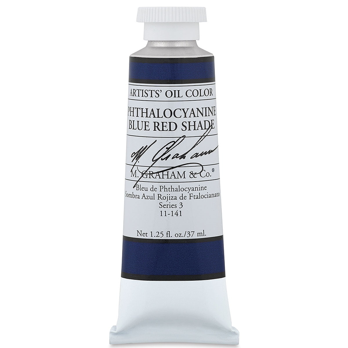 M. Graham Artists' Oil Color - Phthalocyanine Blue Red Shade, 37 ml ...