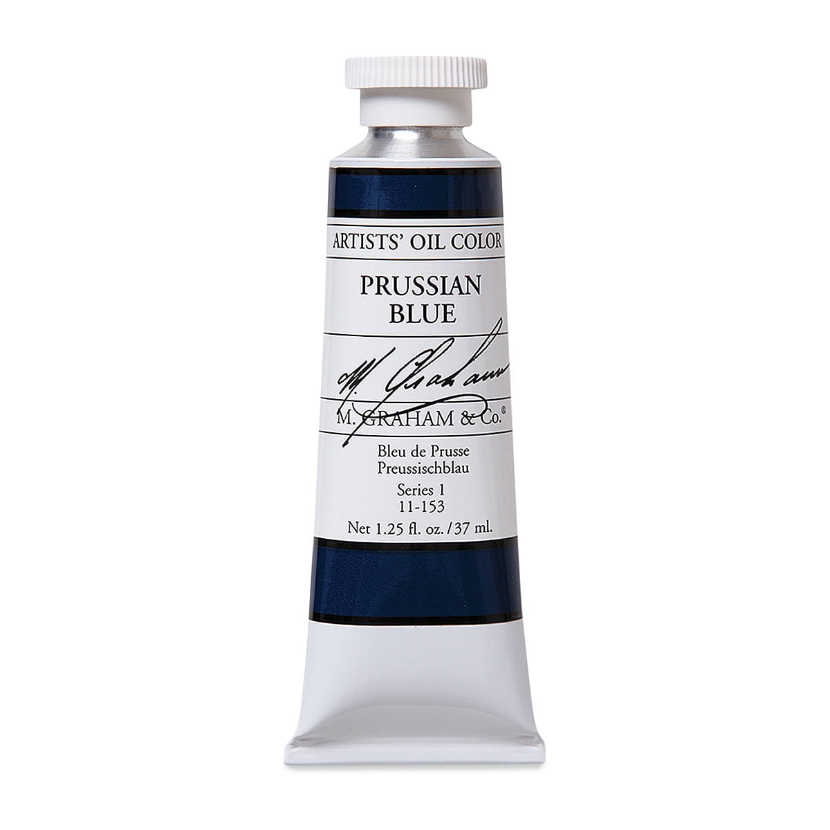 M. Graham Artists' Oil Color - Prussian Blue, 37 ml tube - Walmart.com