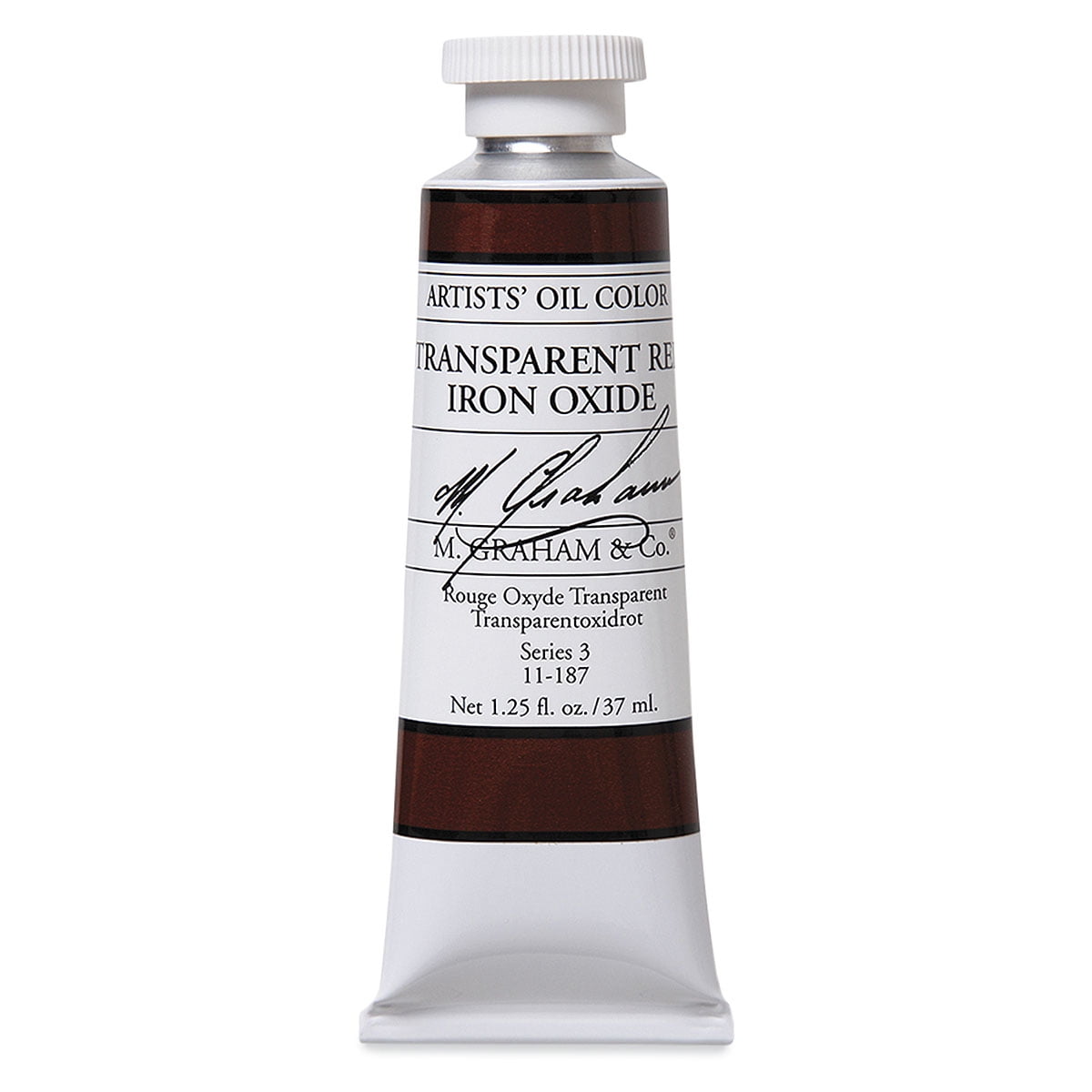 M. Graham Artists' Oil Color - Transparent Red Oxide, 37 ml tube ...