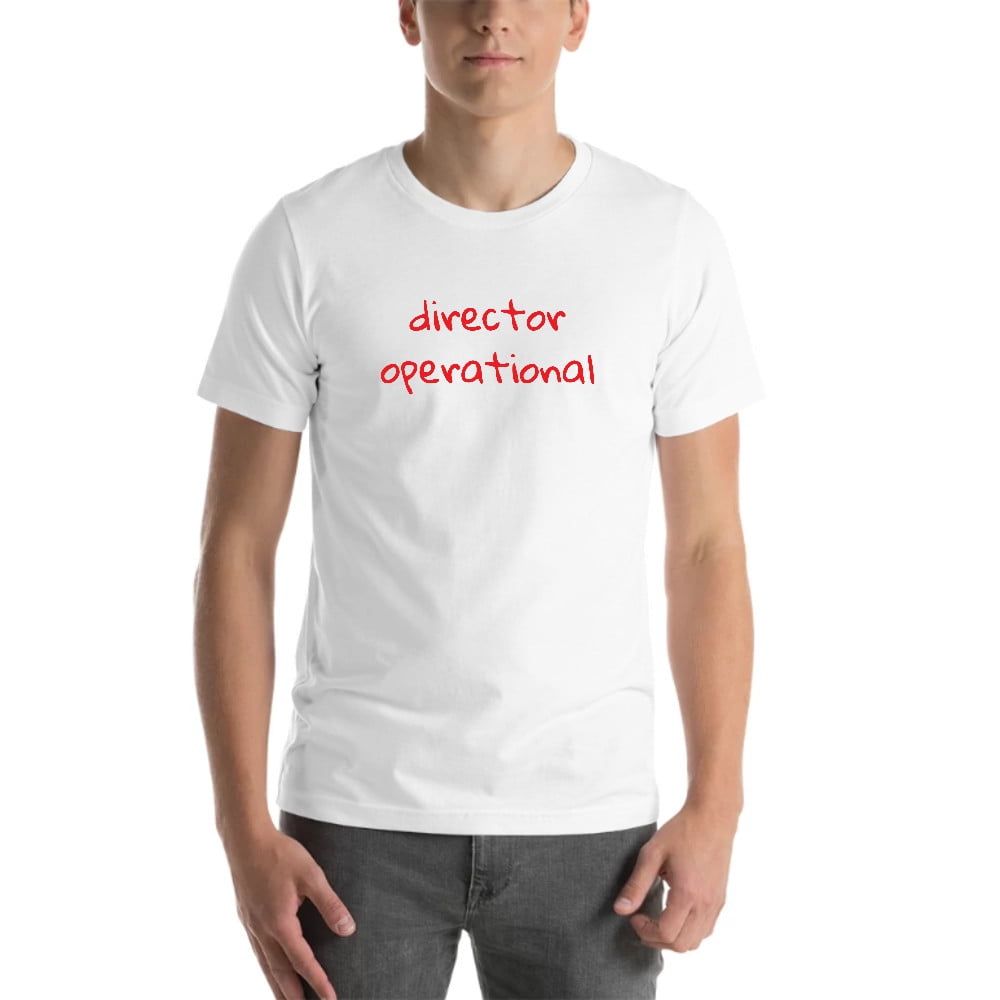 M Handwritten Director Operational Short Sleeve Cotton T-Shirt By ...