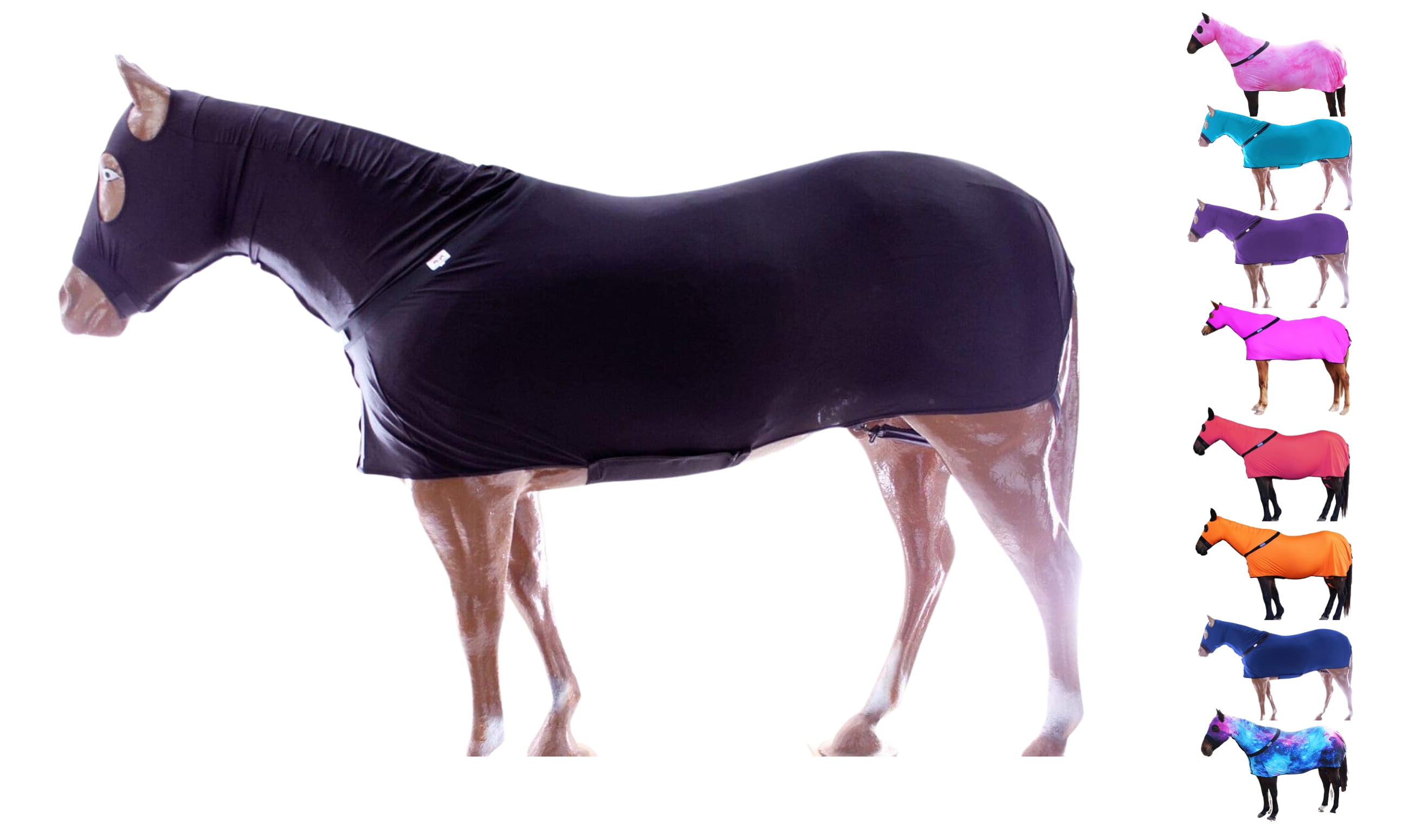 M Horse Comfort Stretch Sleazy Full Body Sheet Neck 521MW01BK - Walmart.com