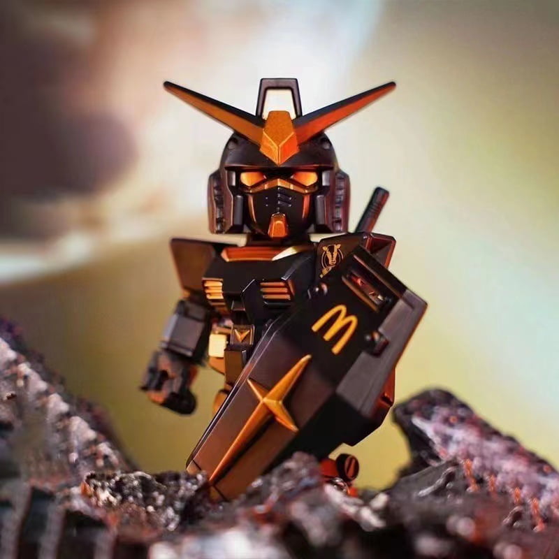 "M" Joint Gundam Doll Angus Black Gold Original Display Box Toy ...