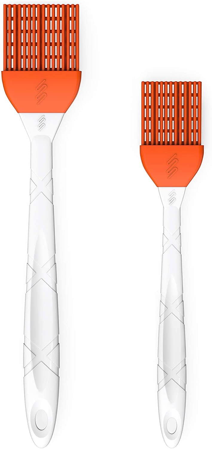 M KITCHEN WORLD Silicone Pastry Brush for Cooking 2 Pieces - Rubber ...