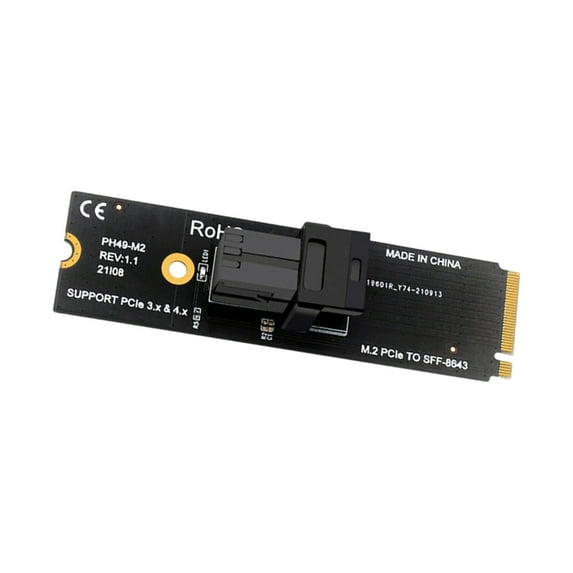 M Key PCIE to SFF-8643 SFF-8639 Data Transfer Storage Expansion M Key ...