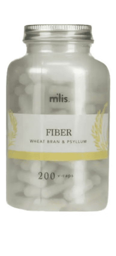 M'LIS Fiber Wheat Bran & Psyllium 200 V-Caps Dietary Supplements ...