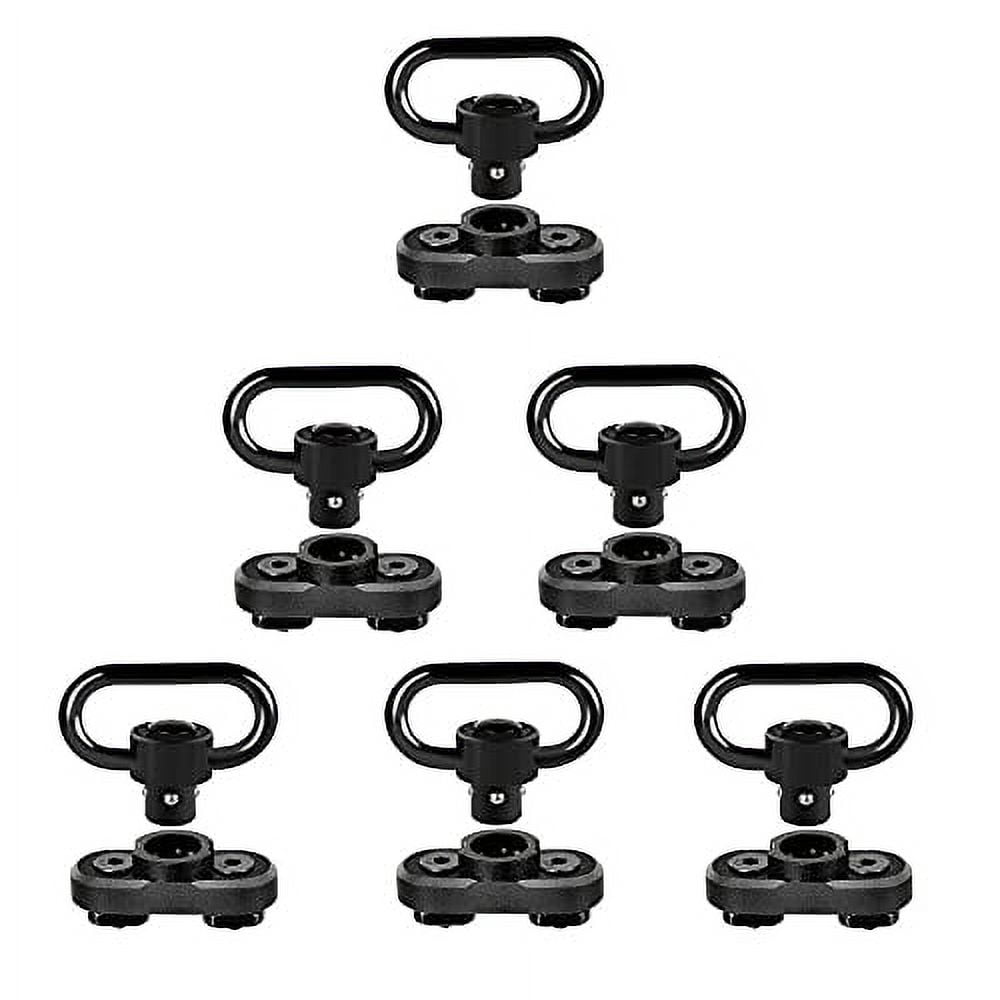 M-Lok QD Swivel Mount Quick Detach Attachment with Button for Mlok (MD6 ...