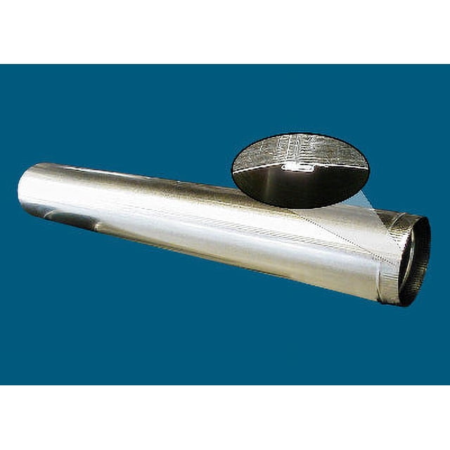 M&M Manufacturing 10001253616 - 28 Gauge Galvanized Duct Pipe With Snap ...