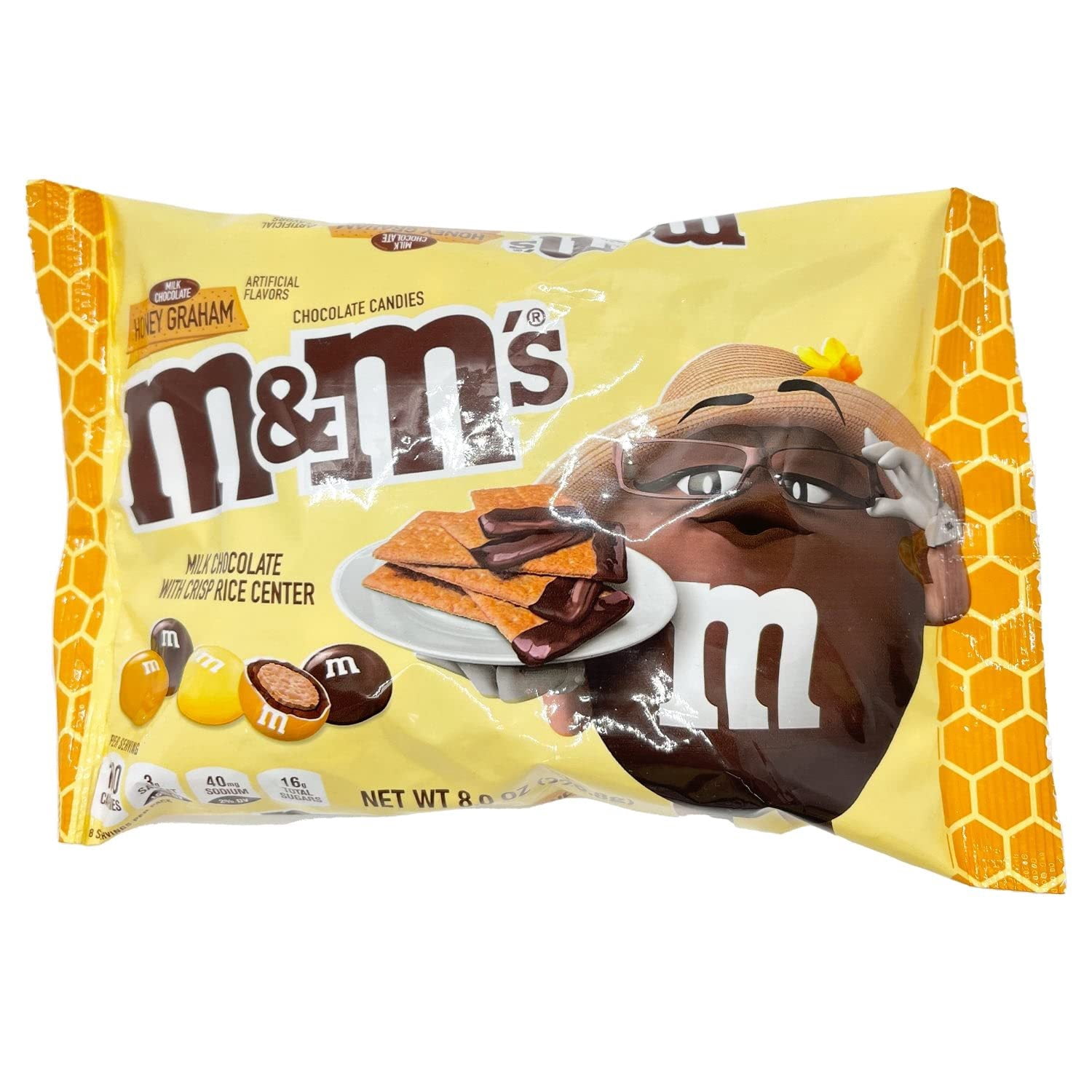 M&M Milk Chocolate Honey Graham 8 oz. Bag - Walmart.com