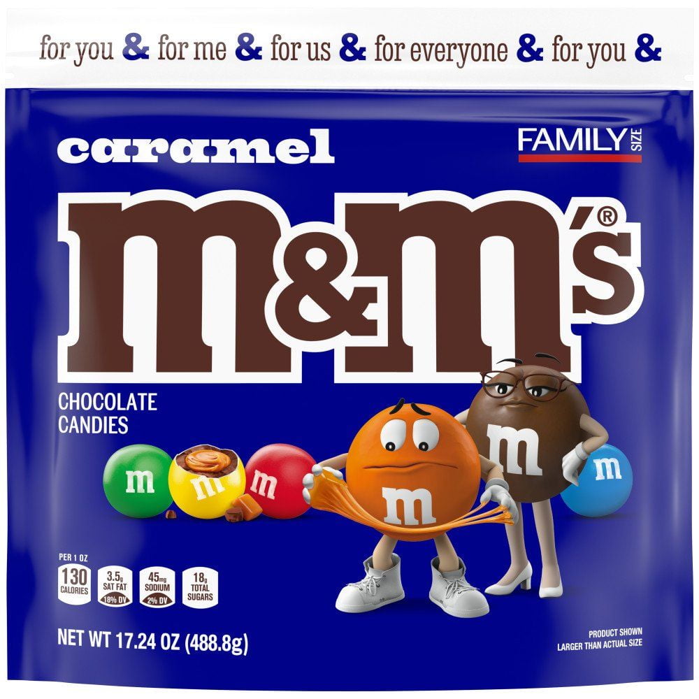 M&M'S Caramel Chocolate Candy - Family Size - 17.24 oz - Walmart.com