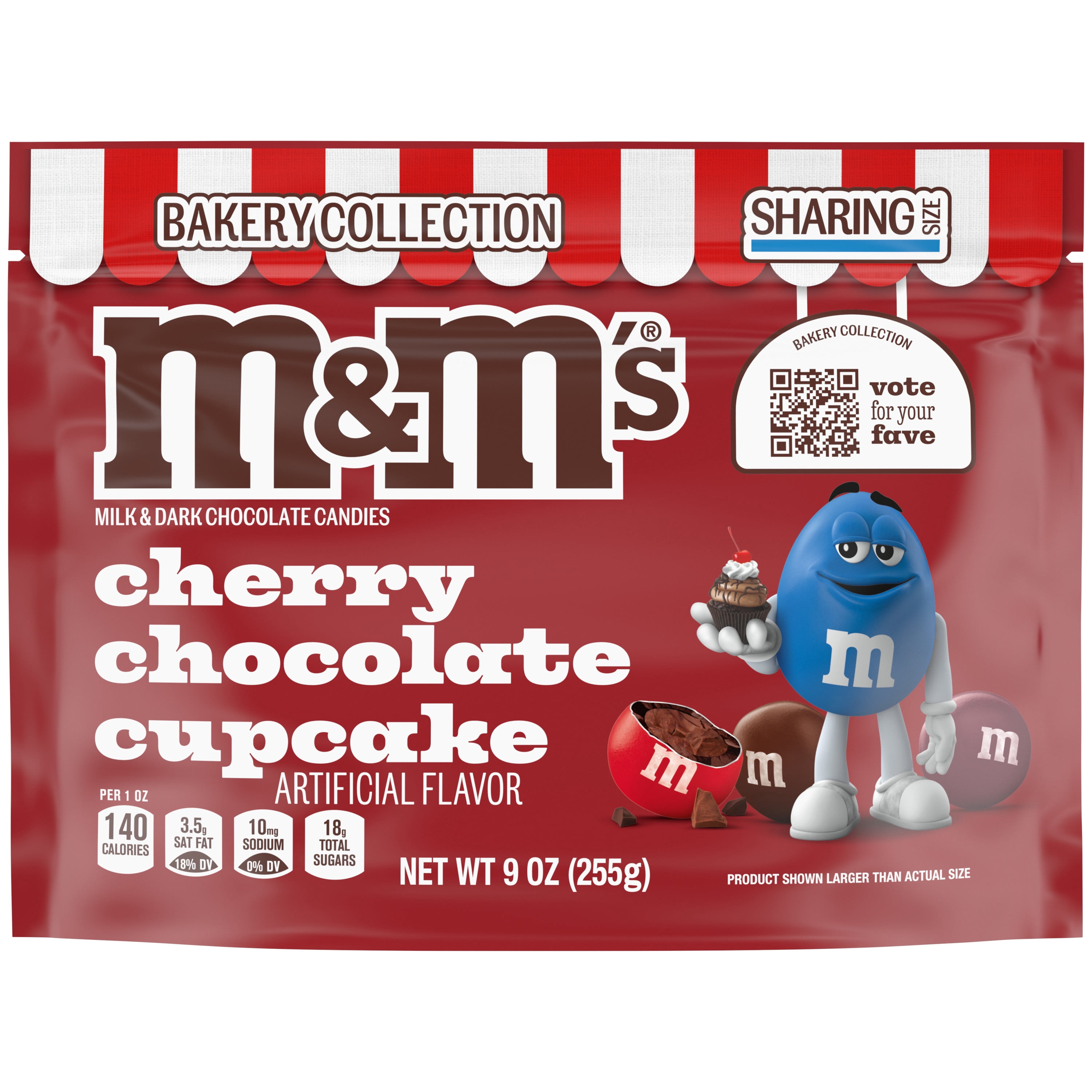 M&M's Cherry Chocolate Cupcake Chocolate Candy, Sharing Size - 9 oz ...