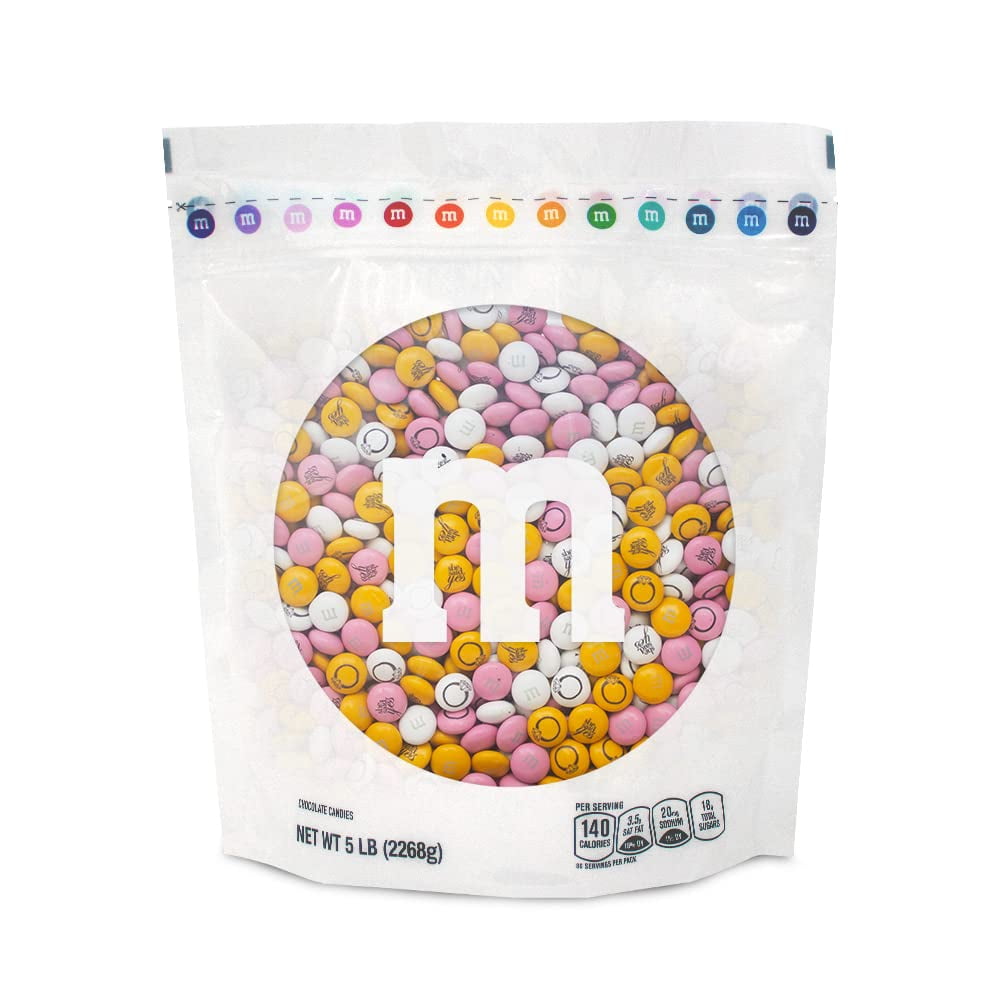 M&M'S Milk Chocolate Engagement Candy, 5lbs of Bulk Candy for ...