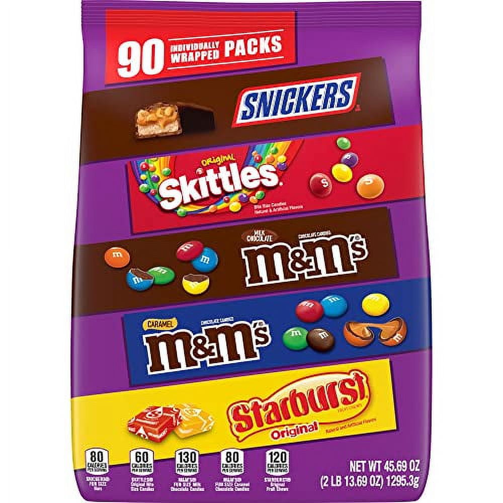 M&M'S Milk Chocolate, M&M'S Caramel, SNICKERS, SKITTLES & STARBURST ...