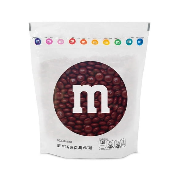 M&M’S Milk Chocolate Maroon Candy - 2lb Bulk - Walmart.com