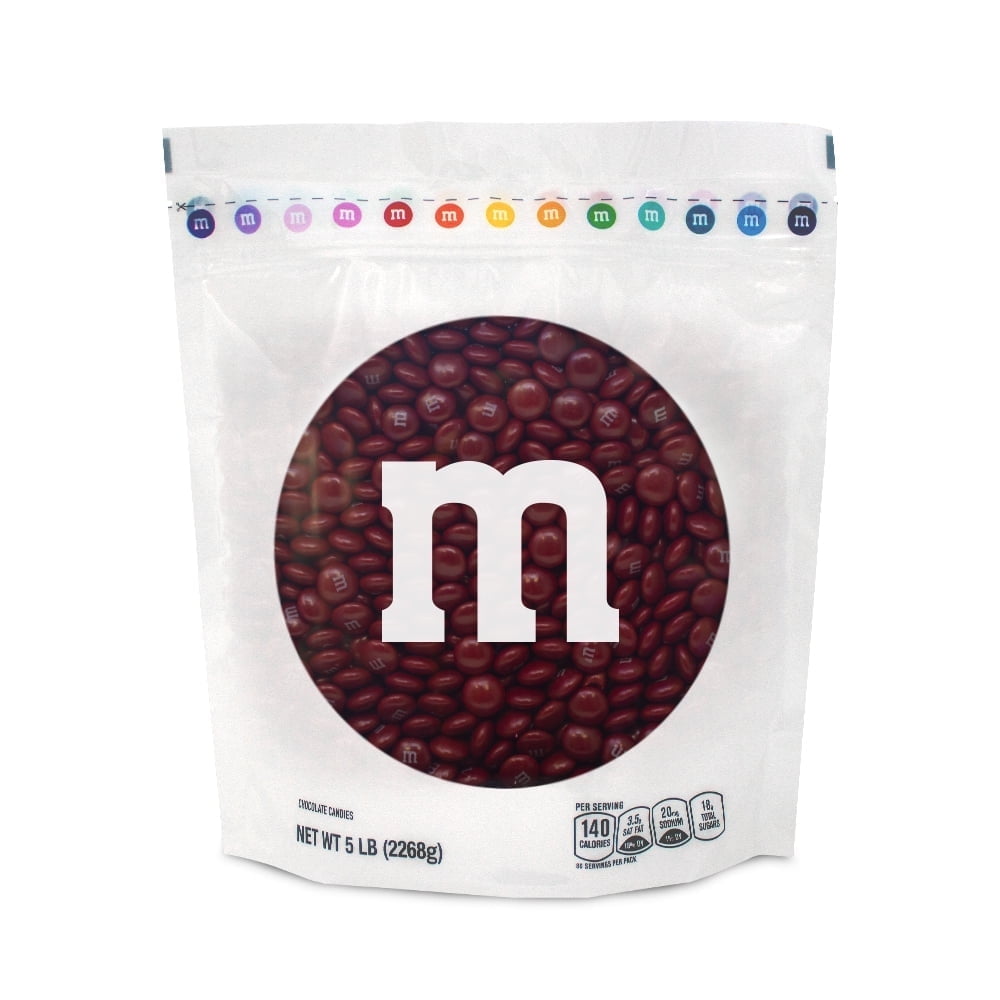 M&M’S Milk Chocolate Maroon Candy - 5lb Bulk - Walmart.com