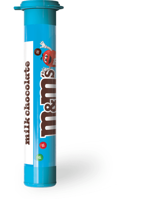 M&M'S Milk Chocolate Minis Mega Tube 1.77 Ounce-Pack of 4 - Walmart.com
