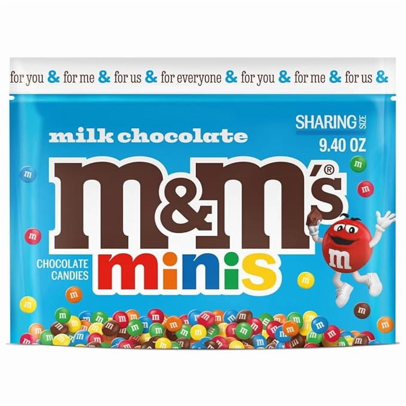 M&M'S Minis Milk Chocolate Easter Candy, Sharing Size, 9.4 oz Bag ...