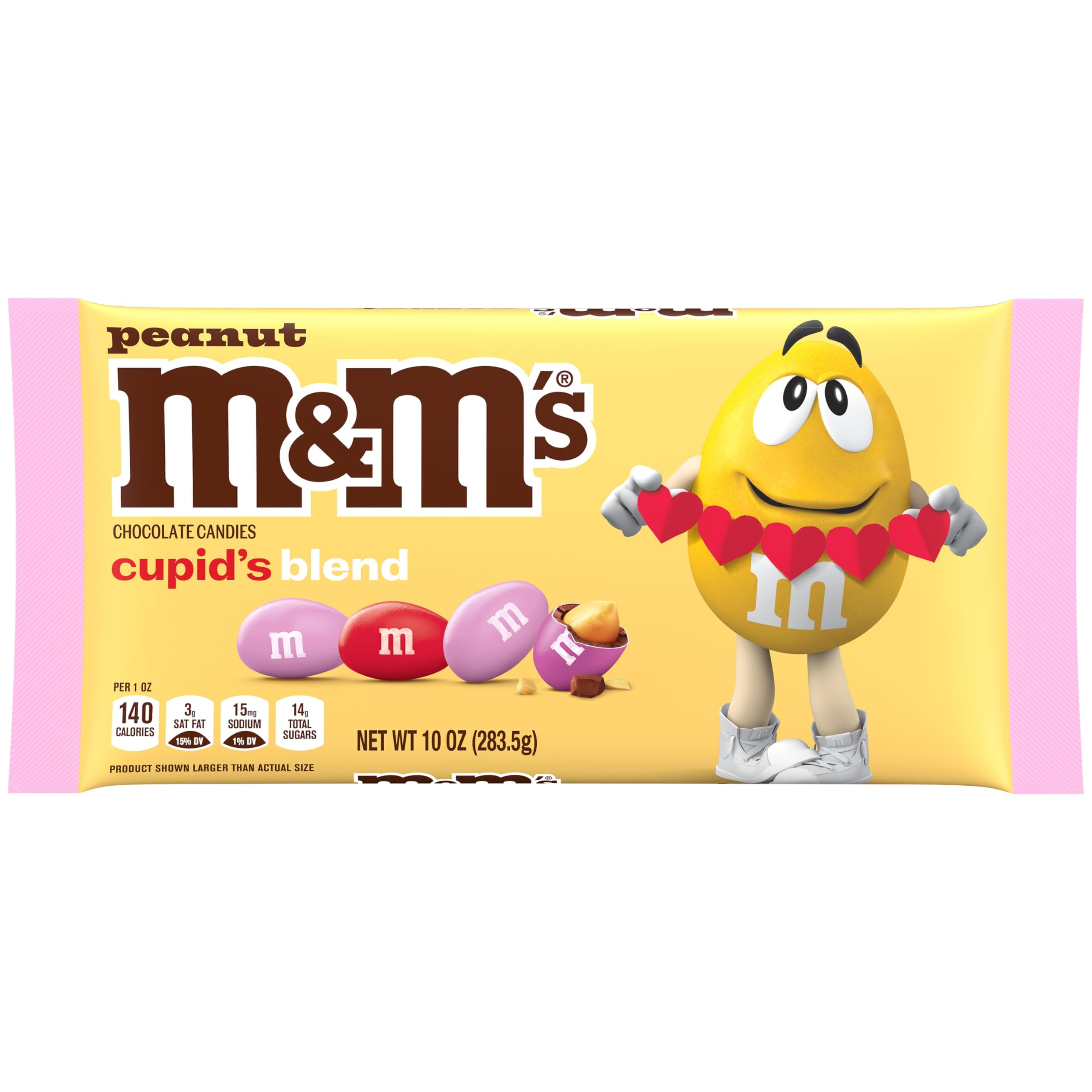 M&M'S Peanut Chocolate Candies, Valentines Day Candy, Cupid's Mix, 10 ...