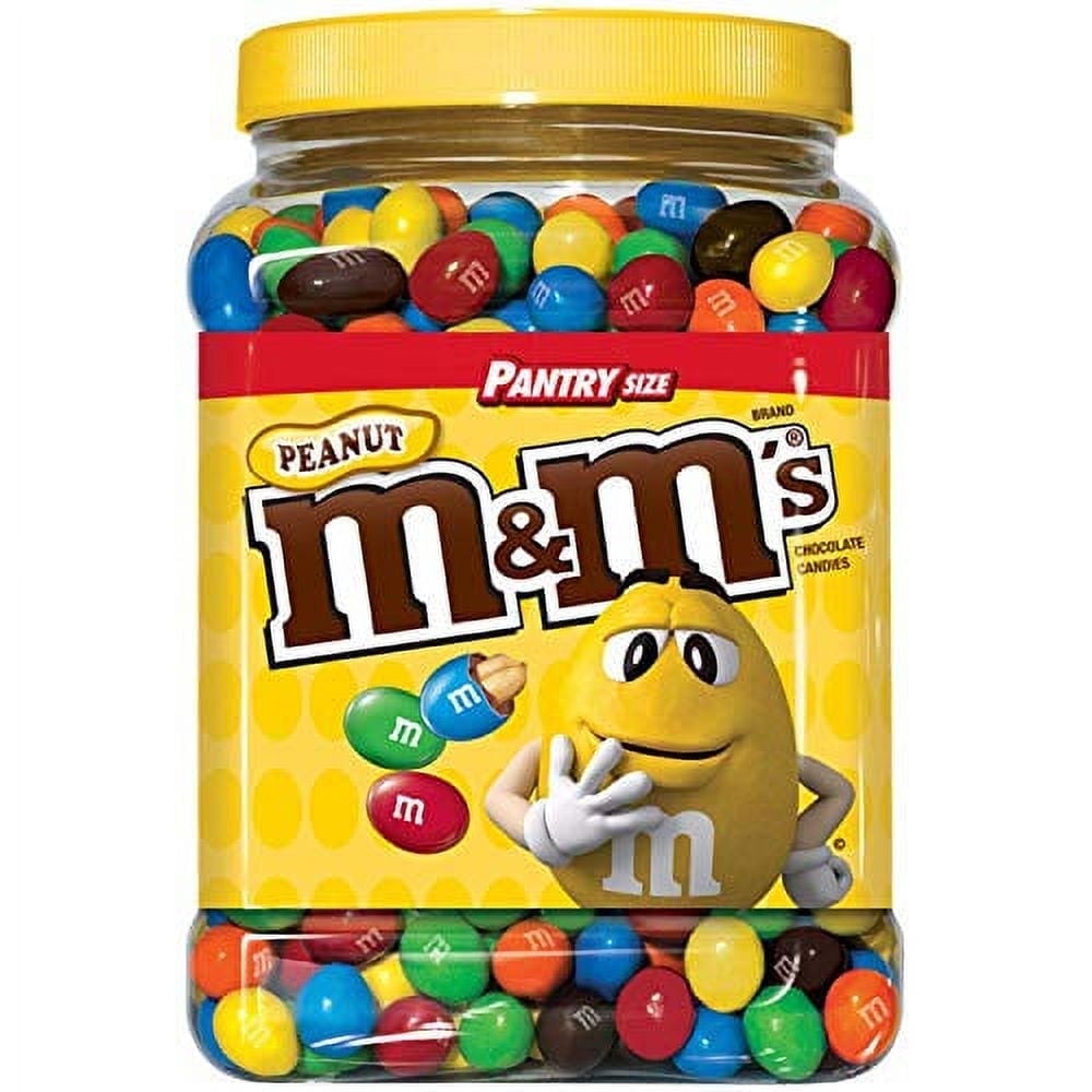 M&M'S Bulk Peanut Milk Chocolate Candy Jar (62 oz.) - Walmart.com