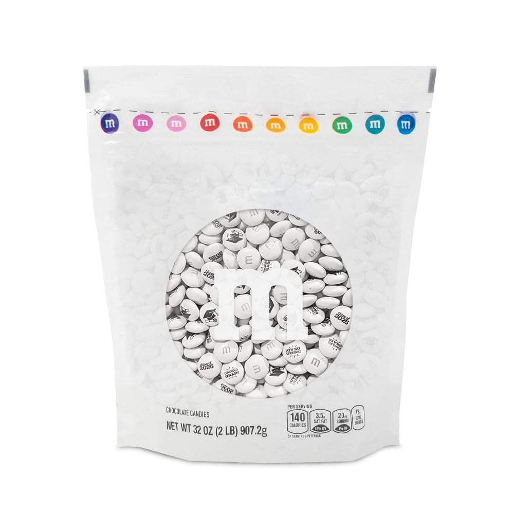 M&M’S WORLD Class of SAF21 2025 Milk Chocolate 2lbs of Bulk Candy With ...