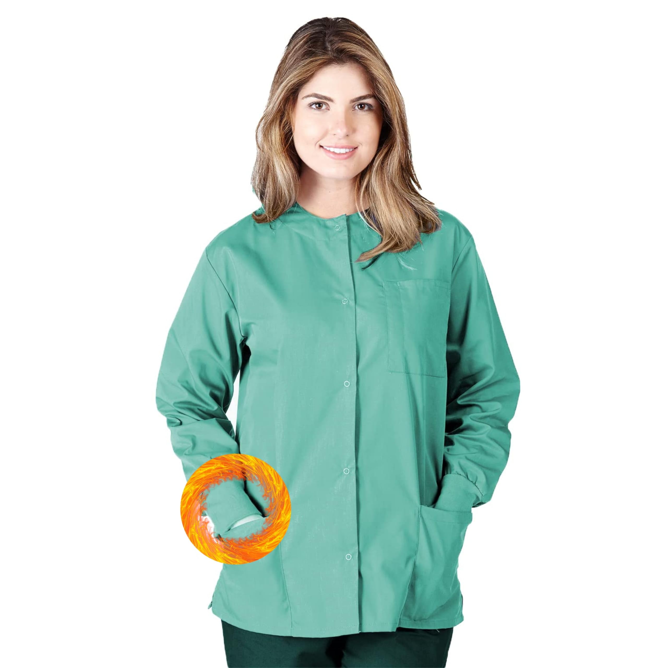 M&M SCRUBS - WOMEN SCRUB JACKET G102 - Walmart.com